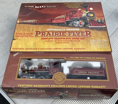 BACHMANN BIG HAULERS Prairie Flyer Complete Train Set Rare Vintage G ...