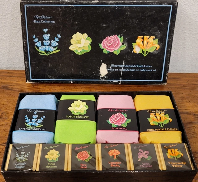 NIB VINTAGE 1980S Ben Rickert English Bath Collection Luxury Bar Soaps ...