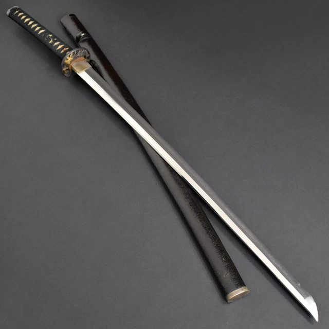 AUTHENTIC NIHONTO JAPANESE SAMURAI LONG SWORD KATANA w/KOSHIRAE ANTIQUE ...