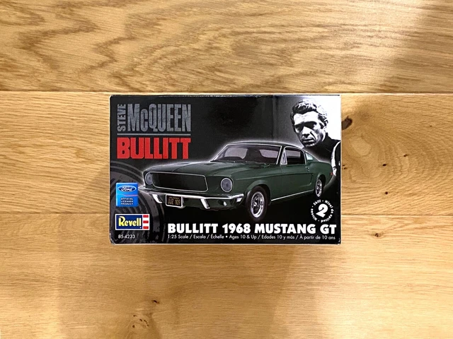 REVELL BULLITT FORD Mustang GT '68 unassembled 1/25 model kit no.85 ...