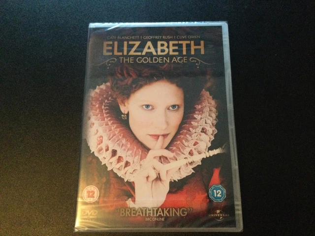 ELIZABETH: THE GOLDEN Age DVD Drama Cate Blanchett New & Sealed Free UK ...