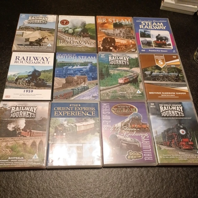 12X RAILWAY STEAM Train dvd Job Lot Collection - C £6.95 - PicClick UK