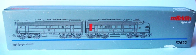 ENSEMBLE DE LOCOMOTIVES électriques diesel Marklin HO 37622/40622 Santa ...