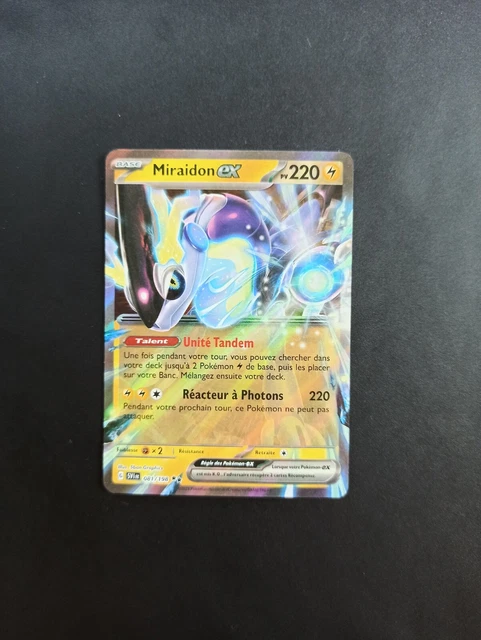 CARTE POKÉMON MIRAIDON EX 081/198 - Ecarlate et Violet - FR - Neuf EUR ...