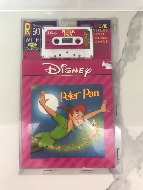 PETER PAN DISNEY Read With Me Collection Book Cassette Tape Vintage ...