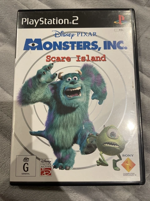 DISNEY PIXAR MONSTERS, INC. Scare Island PlayStation 2 Game PS2 Pal ...
