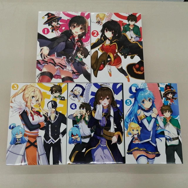KONO SUBARASHII SEKAI ni Shukufuku wo 2 BLU RAY Set of 5 Volumes Model ...