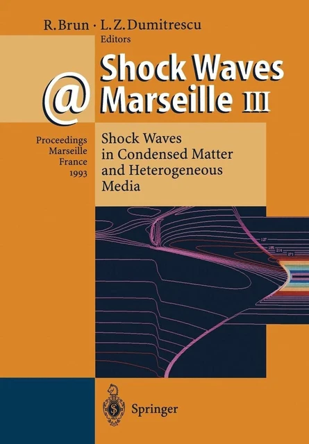 SHOCK WAVES @ Marseille III: Shock Waves in Condensed Matter and Heterogeneous M EUR 139,44 ...