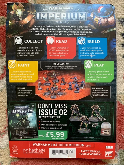 WARHAMMER 40K IMPERIUM Magazine #01 - Necrons Royal Warden & Primaris ...