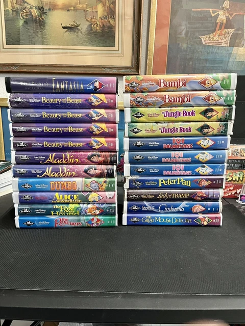 BLACK DIAMOND DISNEY vhs lot $1,207.92 - PicClick AU