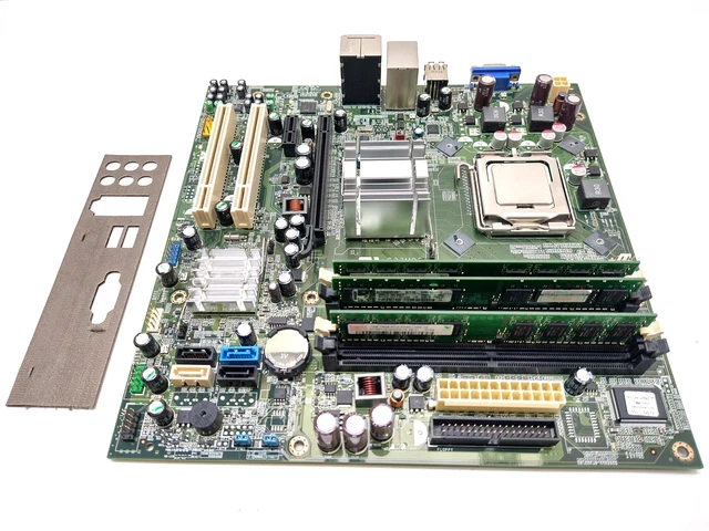 DELL INSPIRON 530S Socket 775 ATX PC Motherboard 0RY007 2.5GB RAM SLA95 ...