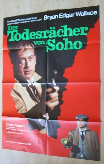 FILMPLAKT : DER Todesrächer von Soho ( Horst Tappert , Edgar Wallace ...