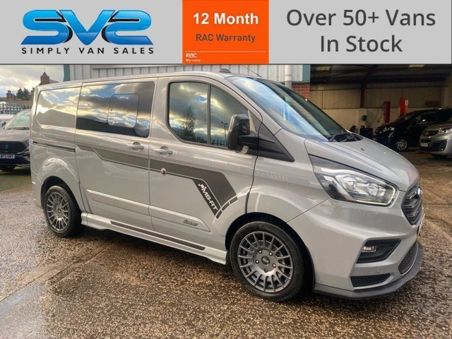 2023 FORD TRANSIT Custom Ms-Rt 5 Seat L1 Swb Matter Grey Automatic Crew ...