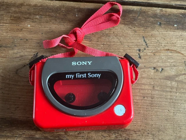 VINTAGE MY FIRST Sony Walkman Red WM-3000 Cassette Player £40.00 ...