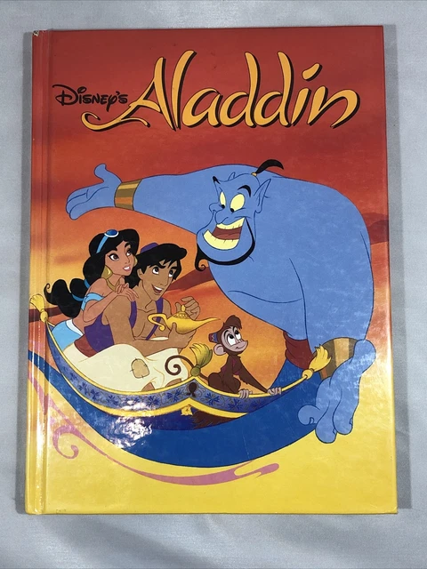 DISNEY CLASSIC SERIES Aladdin Hardcover Book Storybook Vintage 1992 ...