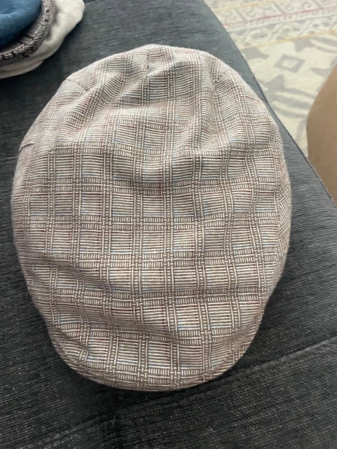 BAILEY SUMMER WEIGHT Cap in a discrete check, size L £15.00 - PicClick UK