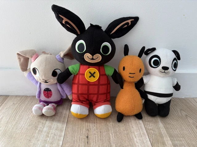 CBEEBIES BING BUNNY Soft Plush Toy Bundle Bing Sula Pando & Flop £18.29 ...