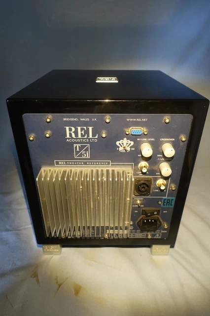 REL T5I SUBWOOFER, piano black. 125 watts (rms) with cable. £385.61 ...