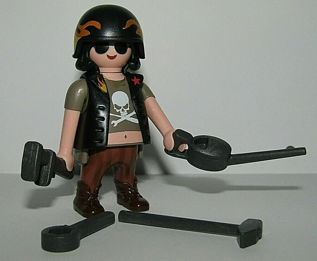 PLAYMOBIL MOTARD NAIN paunchy avec outils moto - C22 EUR 8,90 - PicClick FR