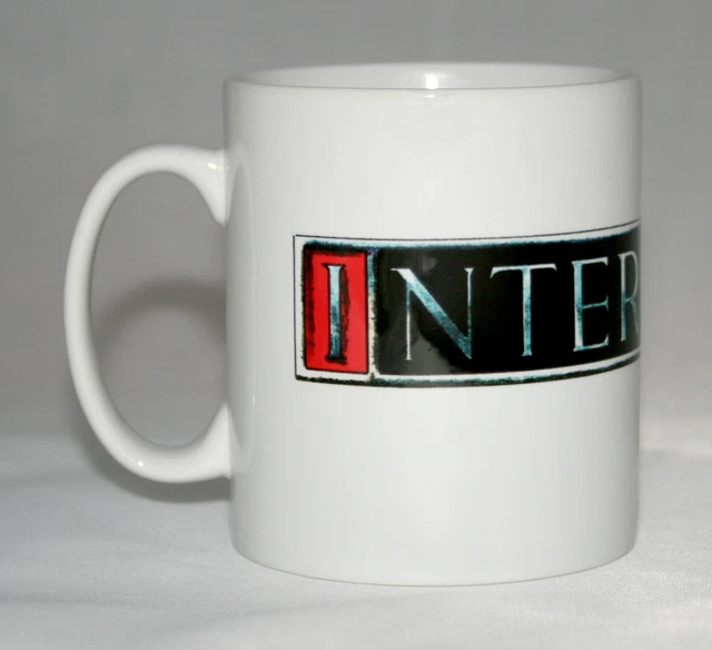 CLASSIC CAR MUG. Jensen Interceptor Mk1 Grille Badge hand drawn ...