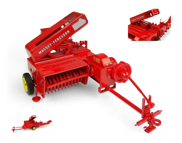 MODELLINO TRATTORE UNIVERSAL Hobbies IMBALLATRICE MASSEY FERGUSON BALER ...