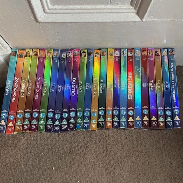 WALT DISNEY CLASSICS DVD Collection with O Ring Case Sleeve Covers £3. ...
