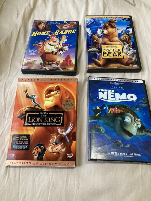 KIDS MOVIE DVD Lot Disney The Lion King, Brother Bear, Home On The ...