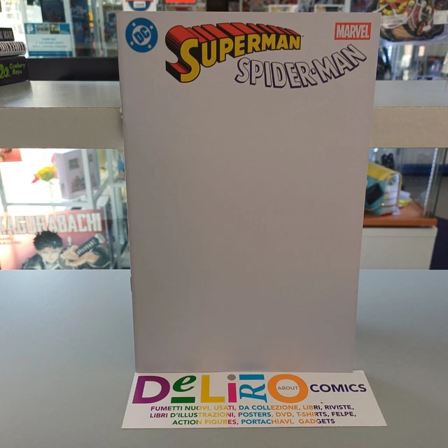 SUPERMAN/SPIDER-MAN - BLANK VARIANT COVER Ed. PANINI COMICS EUR 7,00 ...