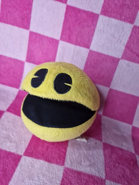 PAC-MAN SOFT TOY Plush Beanie 7” Pacman Bandai Namco Ghosts Game B12 £ ...