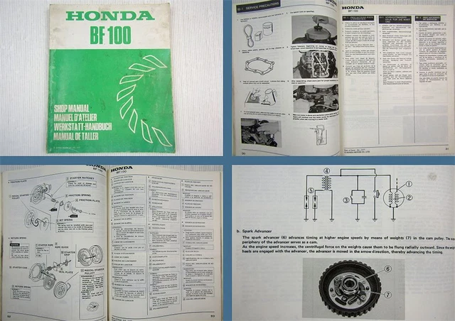 Honda Aussenborder Werkstatthandbuch