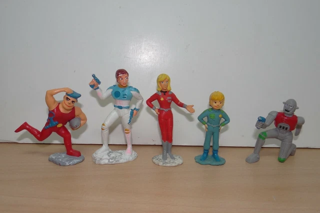 CAPTAIN FUTURE COMPLETE Set PVC Figure Figurine Toei Doga Schleich 1980 ...