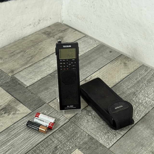 TECSUN PL-360 DIGITAL PLL Portable MW/FM Shortwave Radio DSP Black ...