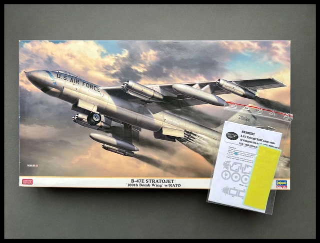 HASEGAWA B-47E STRATOJET `100th Bomb Wing´ w/RATO 1:72 Model Kit £89.95 - PicClick UK