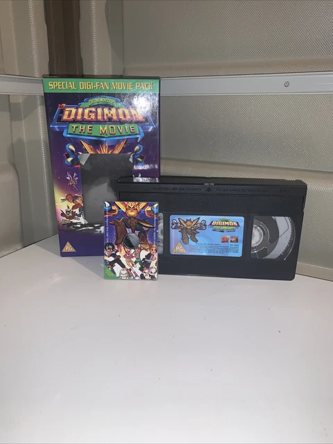 DIGIMON THE MOVIE VHS + CD ROM - special edition - Complete £15.00 ...