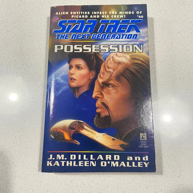 STAR TREK THE Next Generation Possession Paperback Book #40 J. M ...