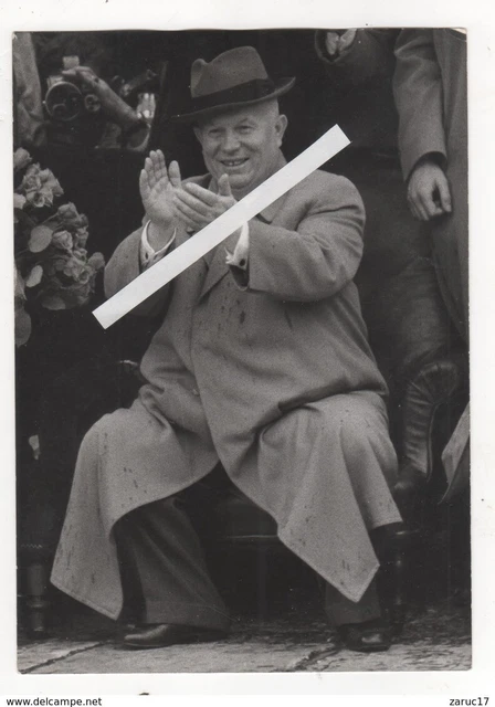 PHOTO 1960 ARLES Visite General Khrouchtchev Boude Pas Plaisir ...