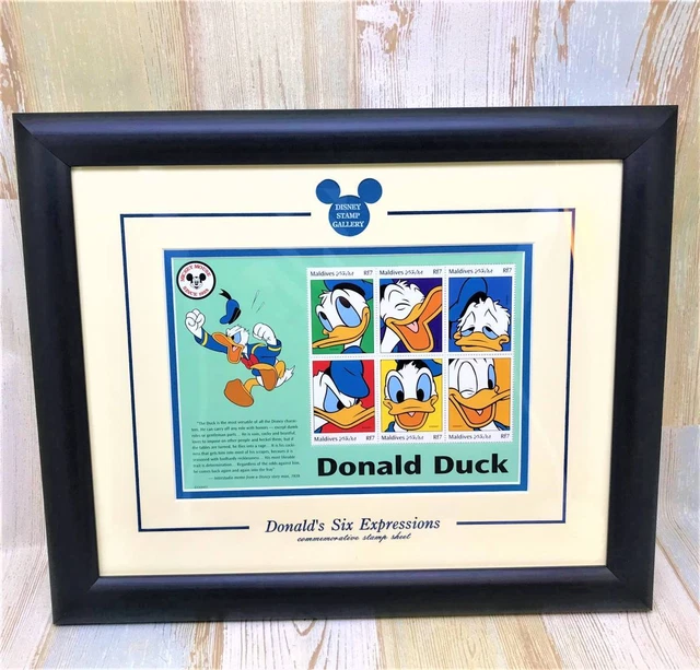 LIMITED EDITION DONALD Duck Stamp Art Gallery Disney Tdl Picture ...