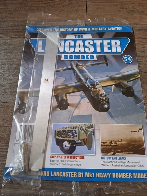 BUILD THE LANCASTER Bomber Model Sealed Magazine Issue 54 Hachette Rare ...