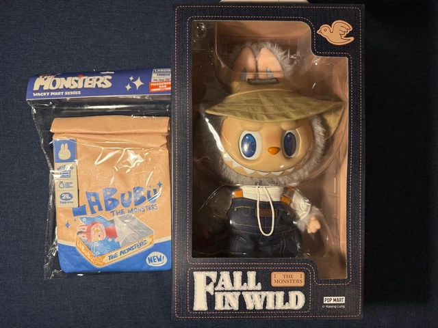 ORIGINAL POP MART Labubu Fall In Wild 40 cm Limited Edition plus ...