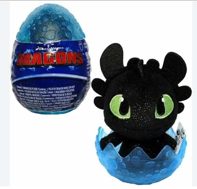 DREAMWORKS DRAGONS PLUSH 3" Blue Egg Toothless How To Train Your Dragon ...
