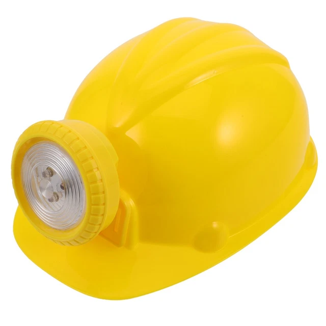 YELLOW CONSTRUCTION HAT Small Simulation Hard Hat Prop For Construction ...