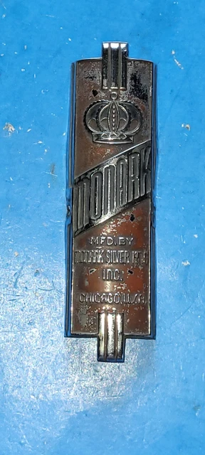 MONARK SILVER KING Bicycle Head Badge MFD By Monarch Silver King Inc ...