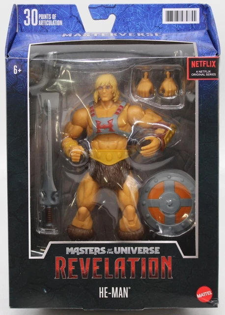 MATTEL MASTERVERSE HE-MAN Masters of the Universe Revelation 7" Figure ...