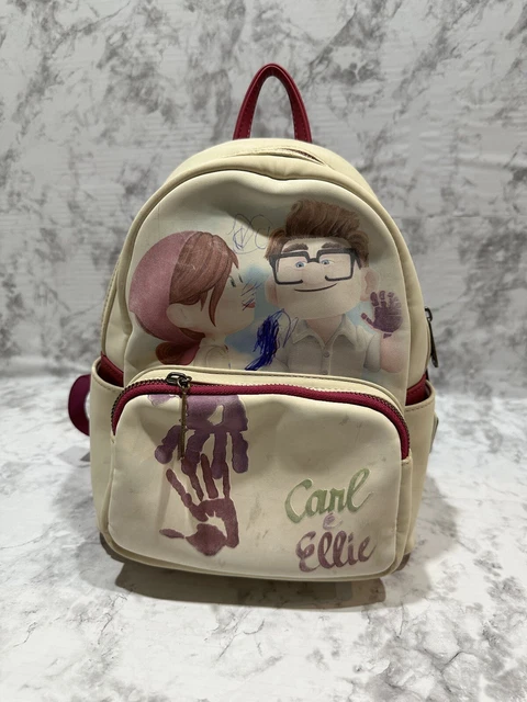 LOUNGEFLY DISNEY PIXAR Up Carl & Ellie Handprint Backpack NYCC ...