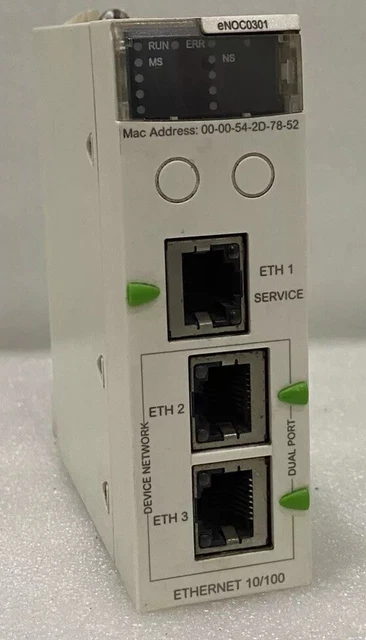 SCHNEIDER ELECTRIC MODICON BMENOC0301 M580 Ethernet Comm Module BME-NOC ...