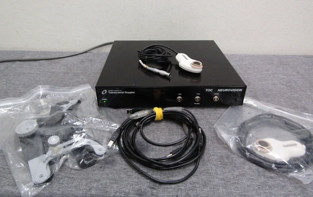 TRANSCRANIAL DOPPLER TCD Multigon Model: ROBOTOC2MD Neurovision W/ 2 ...