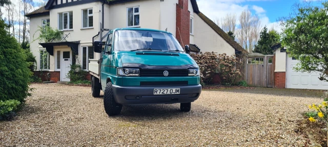 VW TRANSPORTER T4 syncro 4x4 pick up dropside tipper genuine low miles ...