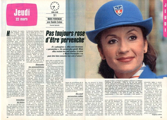 COUPURE DE PRESSE Clipping 1984 Danièle Evenou et les Pervenches (2 pages) EUR 5,00 - PicClick FR