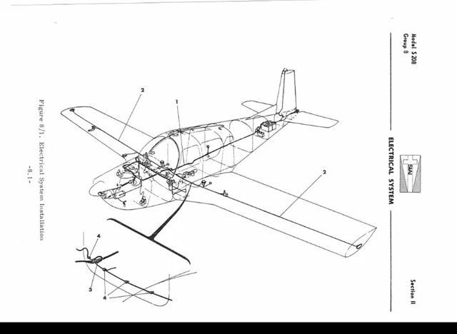 SIAI MARCHETTI S208 Parts Catalog Service Manual detail archive ...