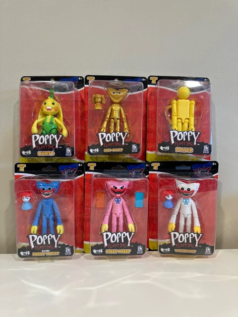 POPPY PLAYTIME FIGURES Series 2 Player Bunzo Gold Scary Huggy Wuggy You ...